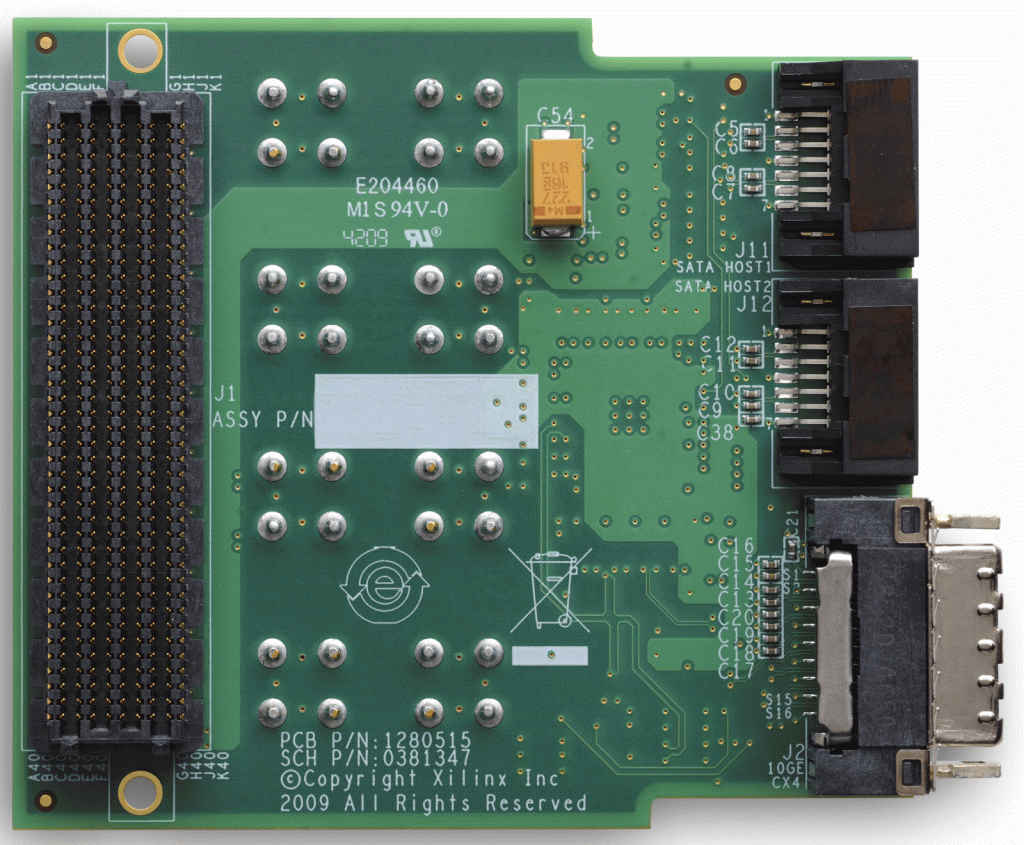 Карта подключения XILINX FMC XM104 Connectivity Card - pimnara.ru