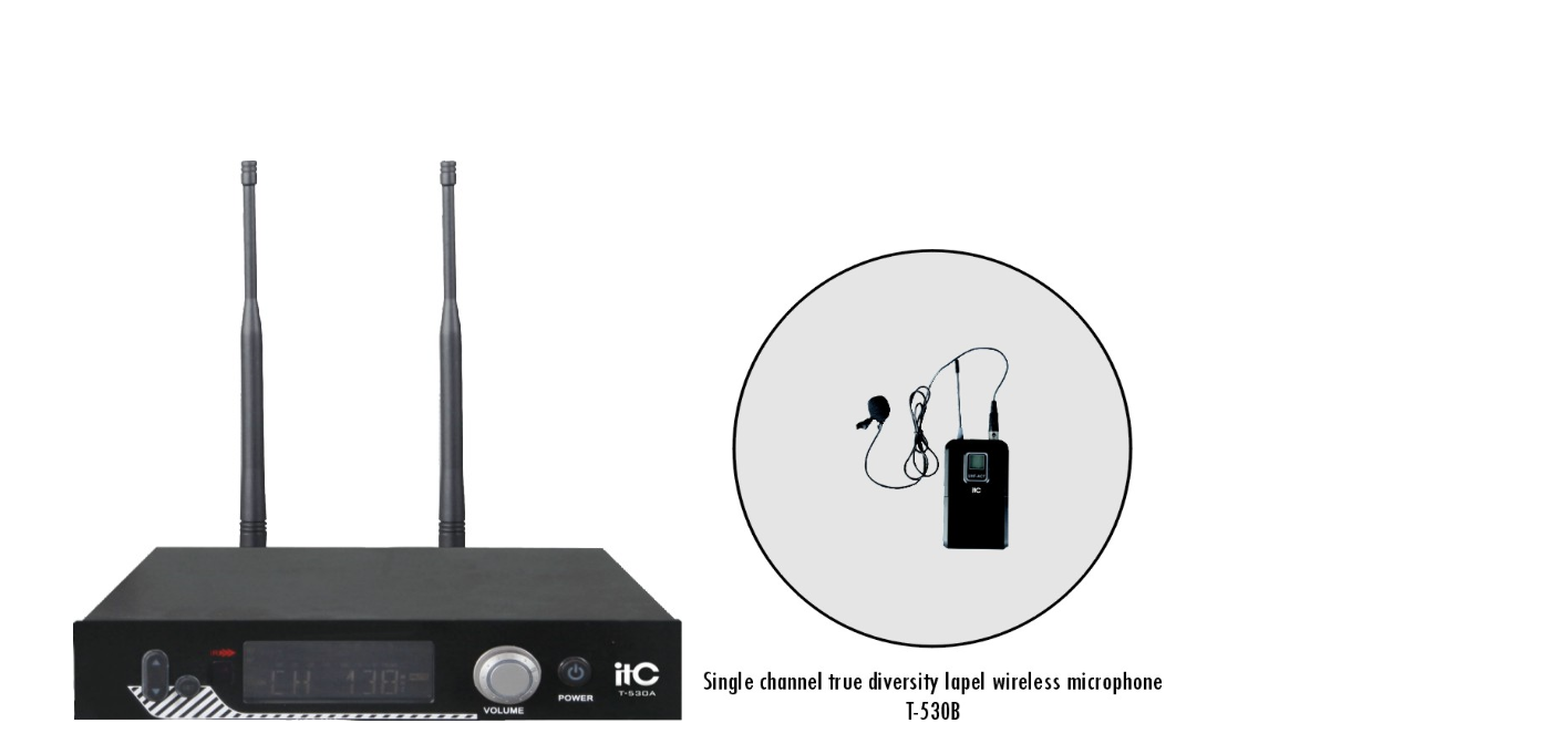 ITC T-530B приёмник + петличный микрофон - pimnara.ru